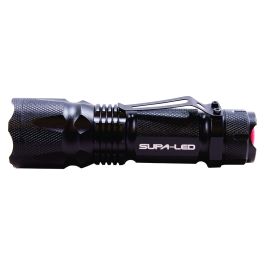 Supa-Led Caracal 5W Led Tactical Flashlight W/Clip 3Xaaa
