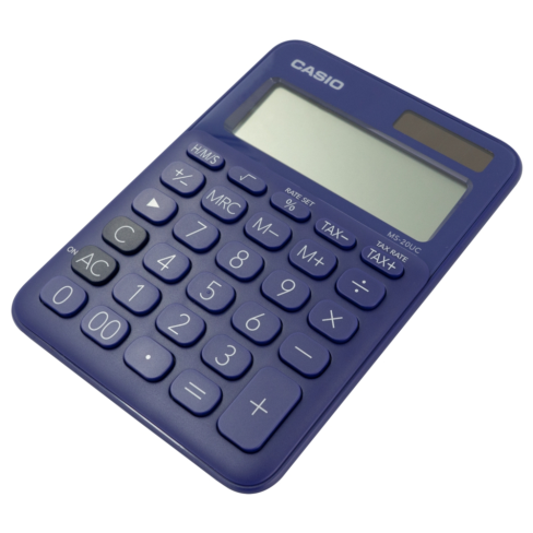 Casio Ms-20Uc - Desktop Calculator 12 Digit - Purple